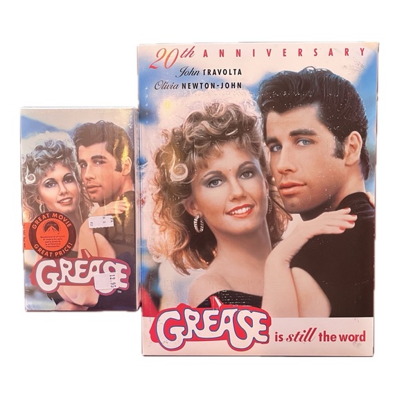 Paramount | Media | Grease Vhs Factory Sealed With 2th Anniversary ...